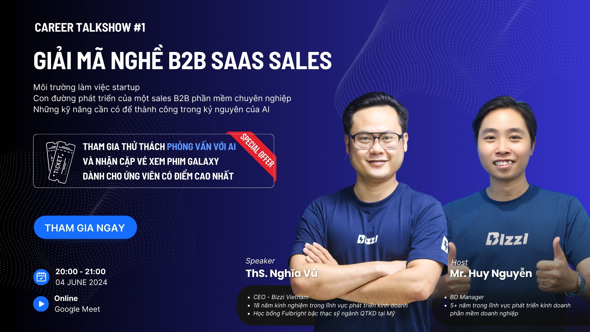 Career TalkShow #1: Giải Mã Nghề B2B SaaS Sales