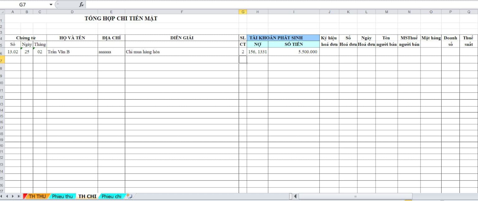 Mẫu Sổ Thu Chi: Các Mẫu File Excel Quản Lý Thu Chi Phổ Biến 2025